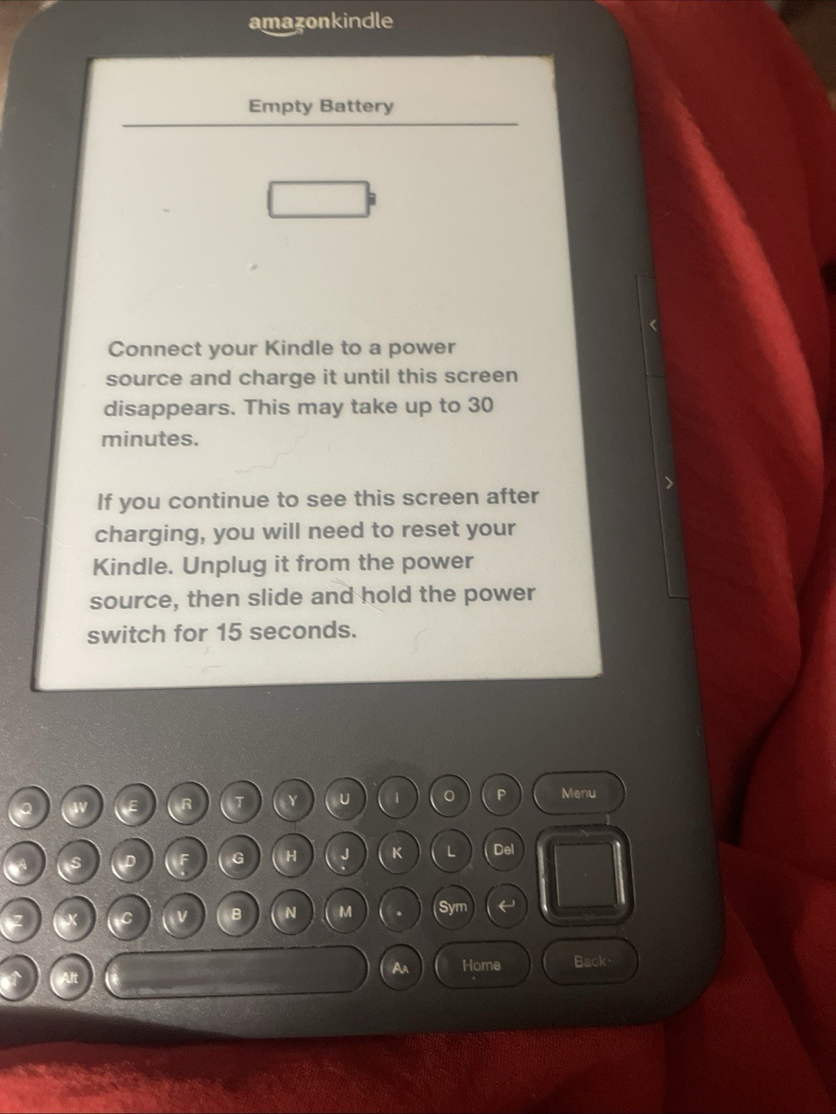 Amazon Kindle 3rd Generation Keyboard eReader WiFi | eBay