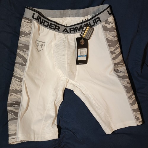 Under Armour Slider Compression Shorts With Cup Baseball Softball ...