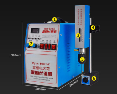 High Frequency Electric Spark Drilling Machine for Cutting Tap Screws ...