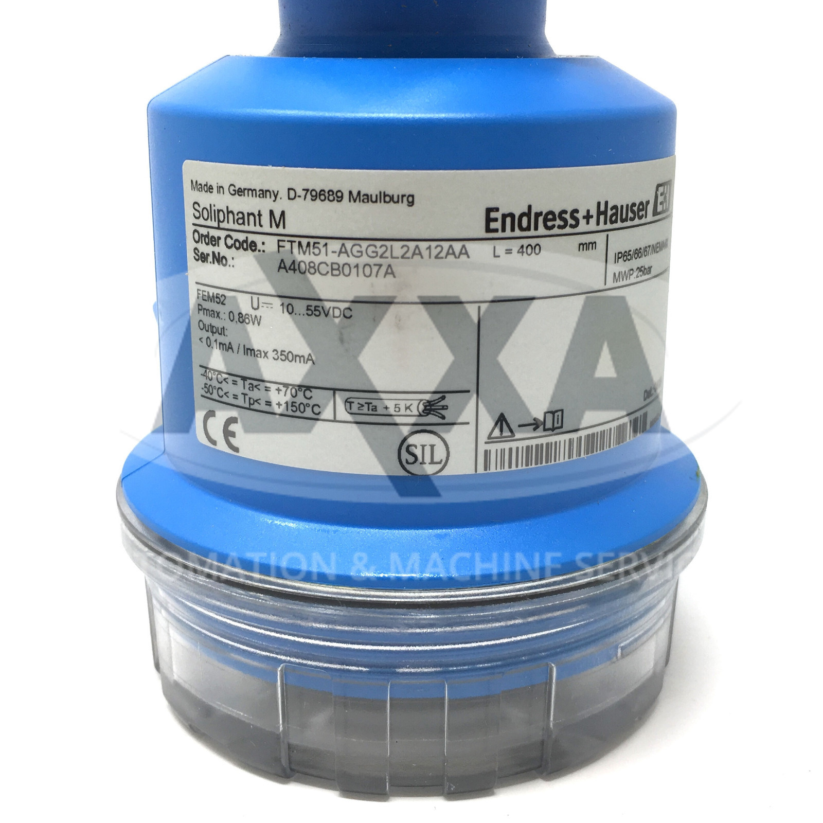 Level Switch Soliphant M FTM51-AGG2L2A12AA Endress + Hauser ...