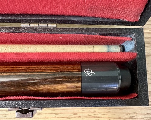 McDermott Handcrafted Vintage Pool Cue Leather Wrapped Wood G-Core ...