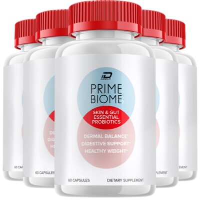 (5 Pack) - Prime Biome Capsules - PrimeBiome Gut and Skin Health ...