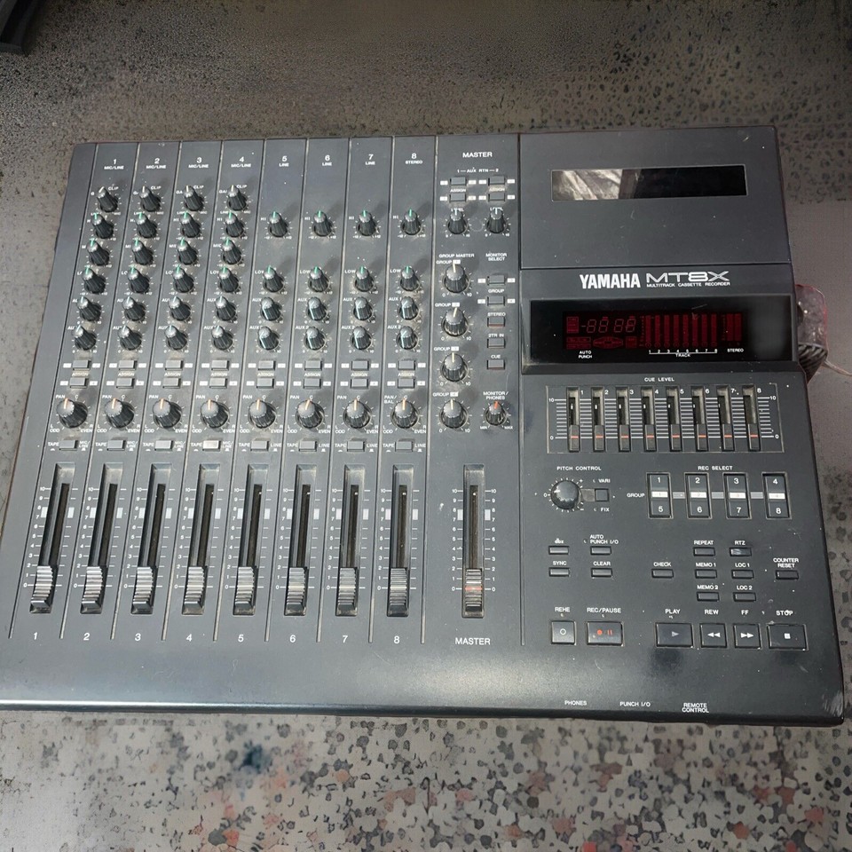 Yamaha MT8X Multi-track Analog sound Cassette Recorder 8 Tracks | eBay