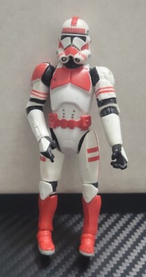 STAR WARS REVENGE OF THE SITH SHOCK TROOPER LOOSE FIGURE #6 HASBRO 2004 ...