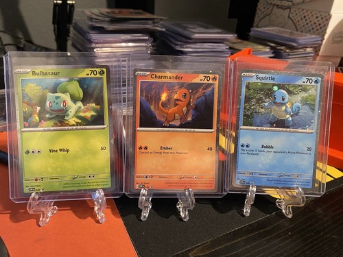 Pokémon 151 Black Star Promo Bulbasaur Squirtle Charmander SVP EN 046 ...