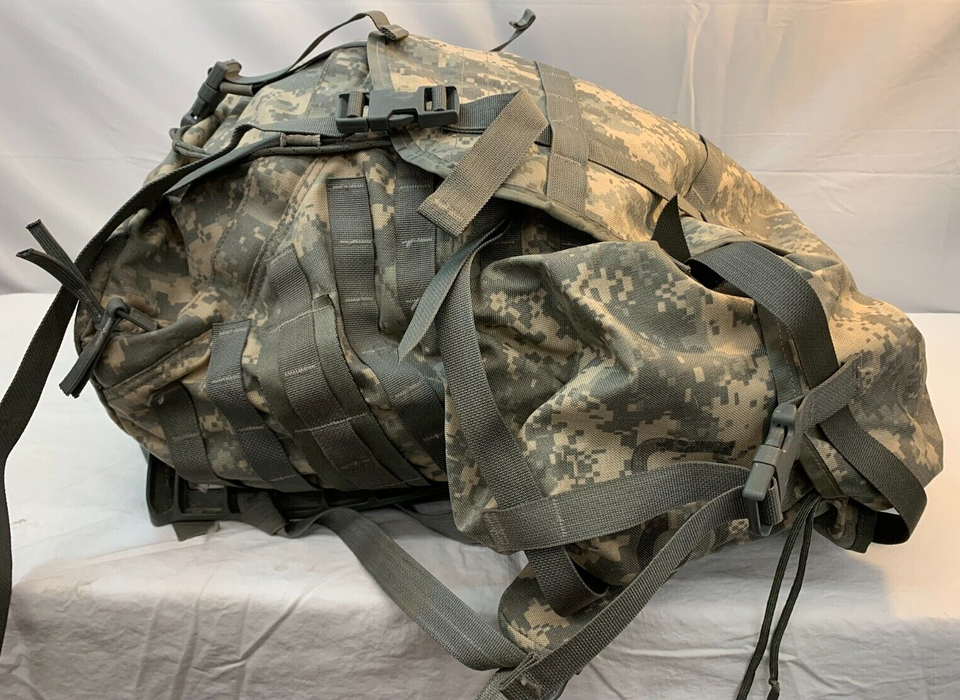 US Military Issue Army ACU Camouflage MOLLE II Large Ruck Sack Backpack ...