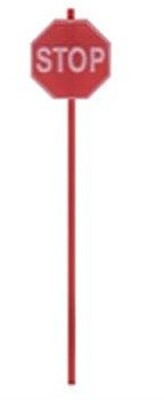 Tichy-Train Modern Stop Sign Red (15) - HO Scale Model Railroad Road ...