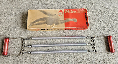 Vintage Mitre Ajax Exerciser 3 Spring Chest Expander 1960's Boxed Rare ...