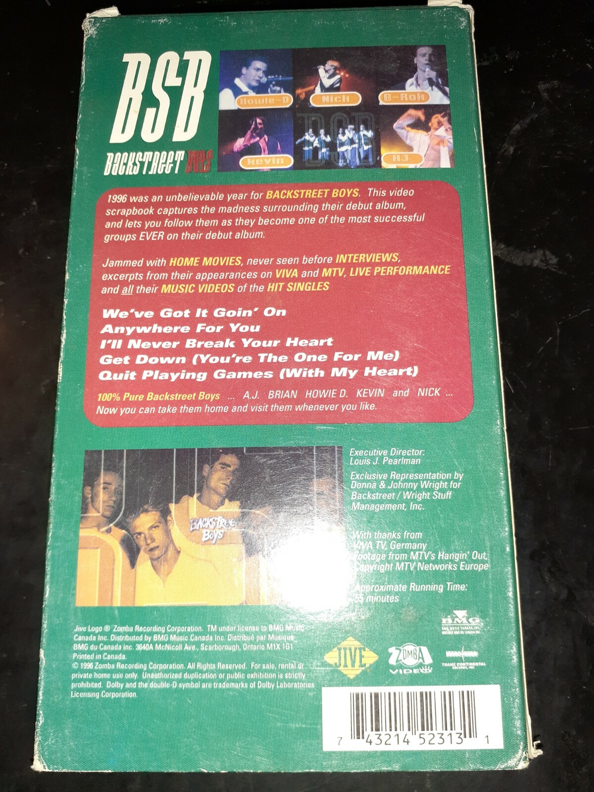 Backstreet Boys The Video (VHS, 1996) | eBay