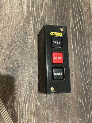 STANLEY 320-663 3 BUTTON STATION OPEN,STOP,CLOSE | eBay