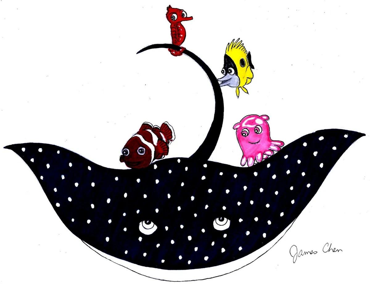 Finding Nemo Mr Ray Coloring Page