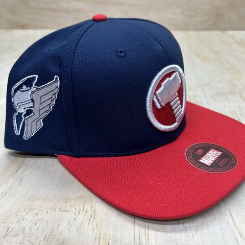 NEW Thor Marvel Lids Premium Exclusive Hat Cap Snapback Blue Red | eBay