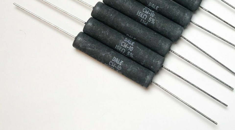5 pcs Vishay 15K Ohm 13 W Watt Wirewound Axial Power Resistor ...
