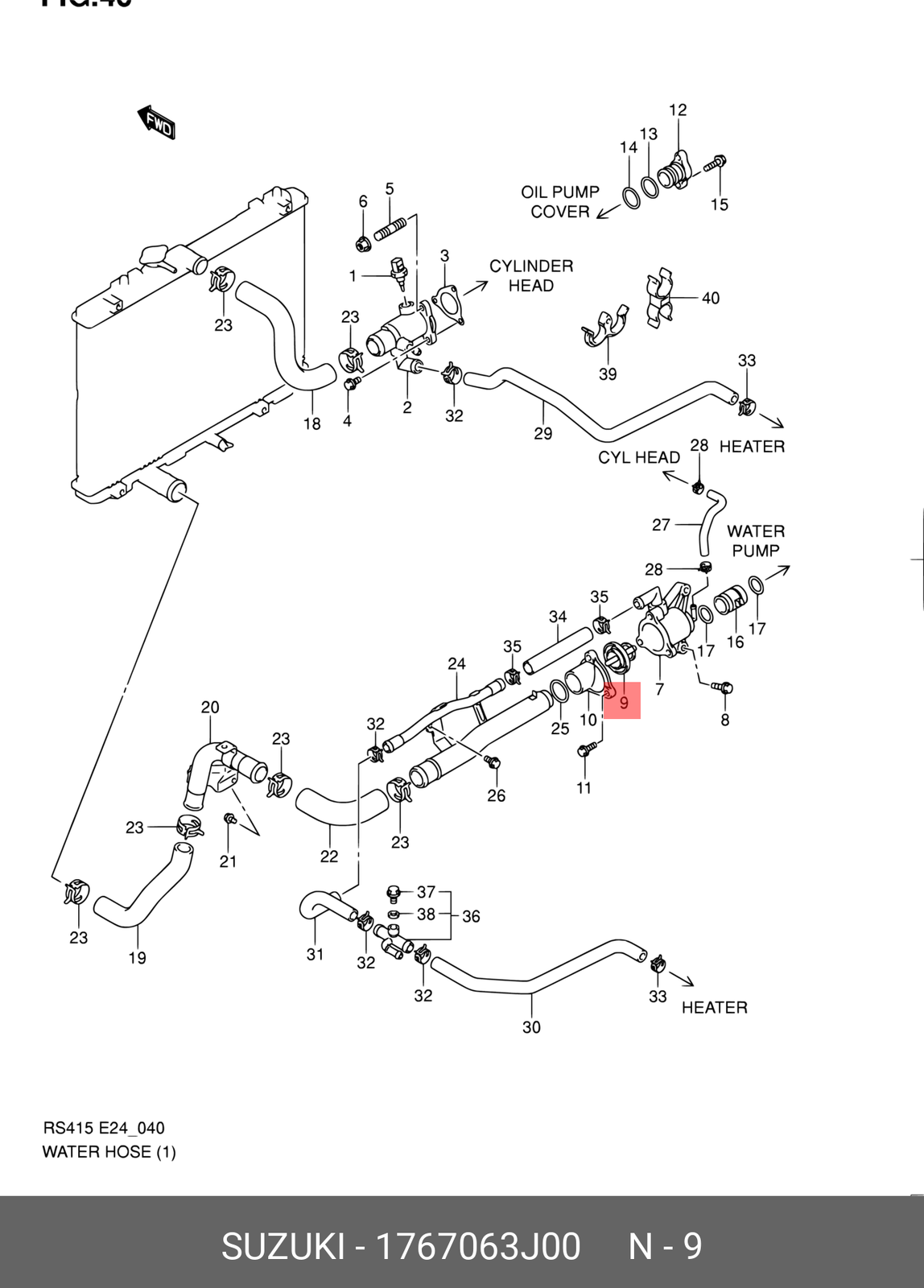 Genuine OE Thermostat Assembly 1767063J00 for Suzuki 17670-63J00 | eBay UK