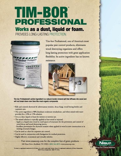 Timbor Insecticide and Fungicide - 1.5 Lbs. Bag | Long Lasting Termite ...