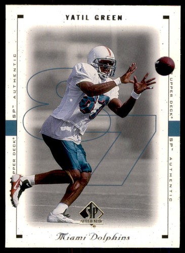 1999 SP AUTHENTIC YATIL GREEN MIAMI DOLPHINS #45 | eBay