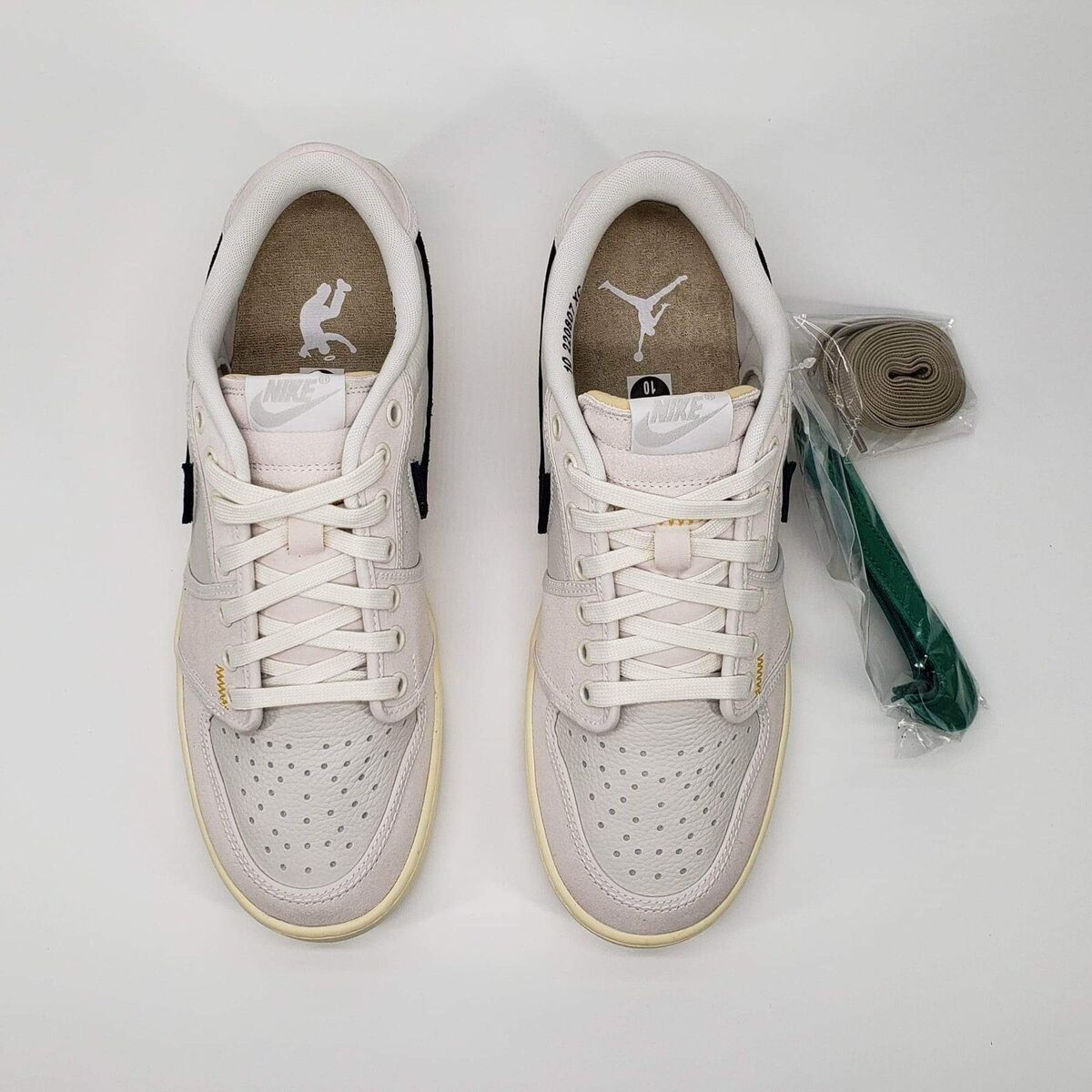 Nike Air Jordan AJKO 1 Low SP Union Sail Leather Size Mens Nike Air Jordan AJKO 1 Low SP Union Sail Leather Size Mens