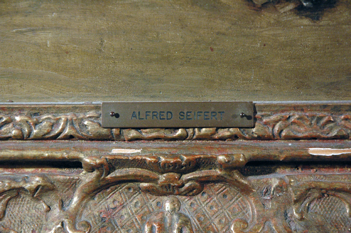 19th Century Oil Painting by Alfred Seifert CZECH 1850-1901 Woman in ...