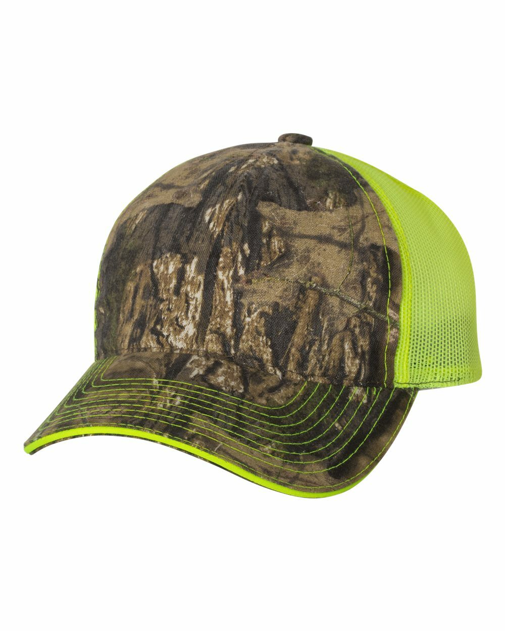 Camo Caps, Realtree Mossy Oak Kryptek Mesh Back, Hunting Safety Hi-Viz ...