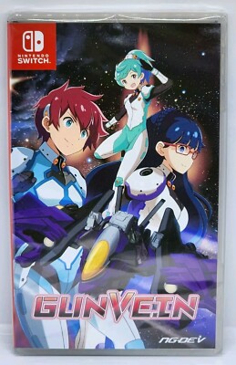 Gunvein Nintendo Switch Limited Edition NG-DEV Shmup Brand New Factory ...