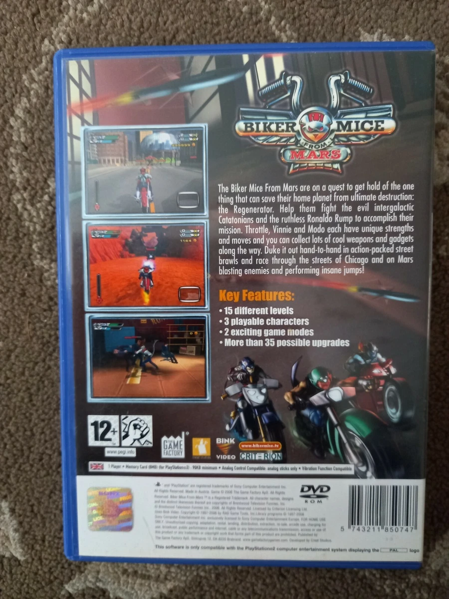 Biker Mice From Mars Ps2