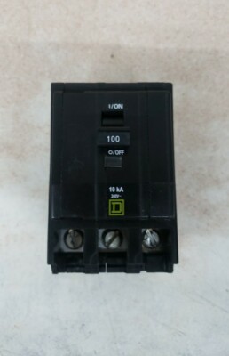 Square D QO3100 - 100 Amp 3 Pole Circuit Breaker W# | eBay
