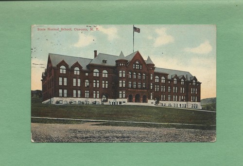 STATE NORMAL SCHOOL In ONEONTA, NY On Vintage 1912 Postcard | eBay