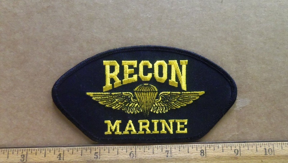 US Marine Corps - RECON Marine Embroidered Patch | eBay