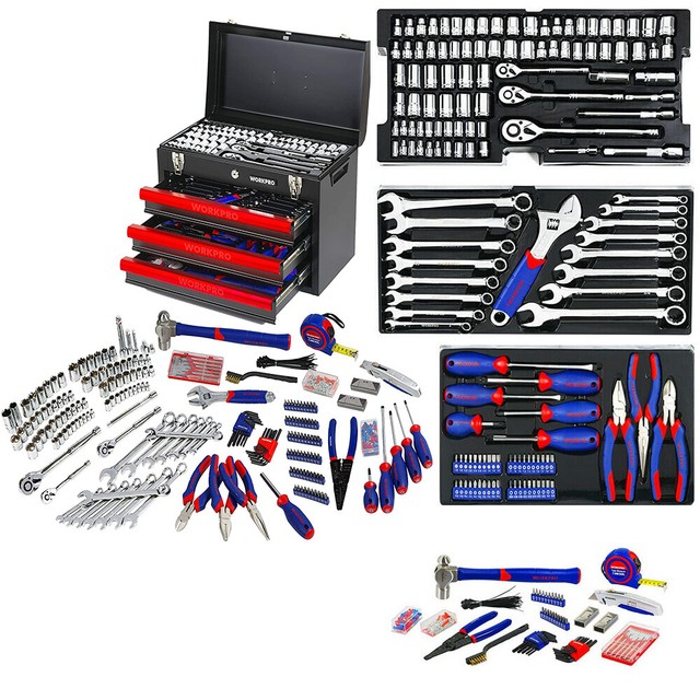 Workpro W009044A 408 Piece Mechanics Tool Set for sale online | eBay