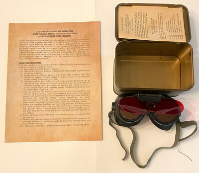 Entity Attached Red quinoine cyanin dye Goggles Nightmare Vision Fear ...