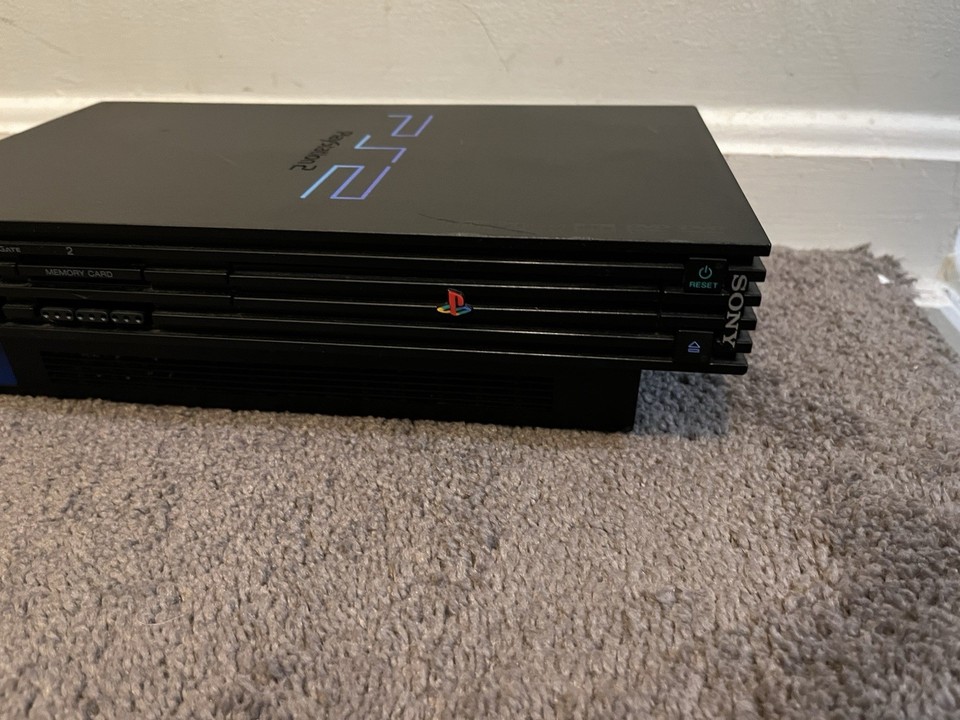 Sony PlayStation 2 Ps2 FAT Console only - Black (SCPH-30001) - Tested ...