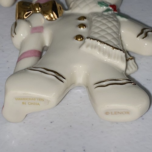 Lenox Annual Gingerbread Ornament A Christmas Treat 2000 24k Gold ...