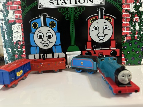Thomas & Friends Trackmaster Motorized Edward Engine & Tender Tomy W ...