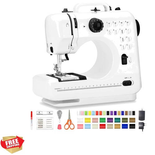 Beginner-Friendly Mini Sewing Machine with Dual Speed & Complete ...