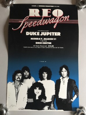 REO Speedwagon 1983 Tour Poster - RARE - Minor Wear | eBay