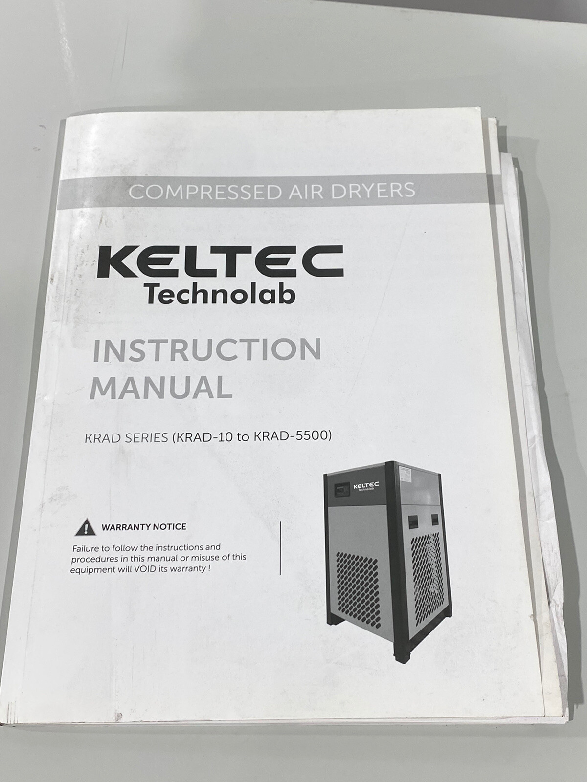 Keltec 40 CFM Non-Cycling Refrigerated Air Dryer KRAD-40 for sale ...