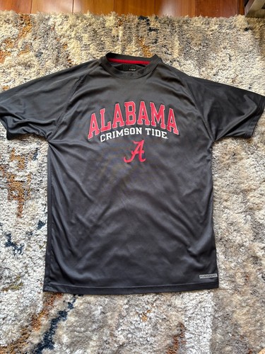 Majestic NCAA Alabama Crimson Tide Men's Size Large Gray Short Sleeve ...