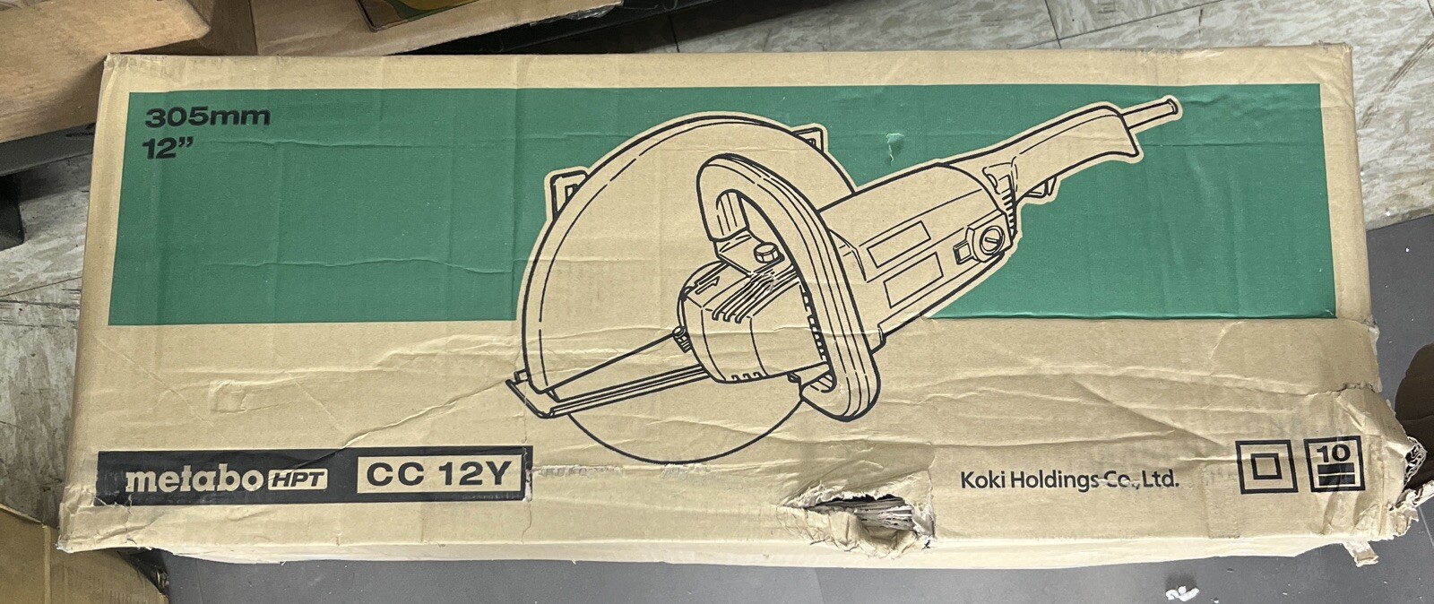 Metabo HPT CC12Y 15-Amp 12" AC/DC Handheld Cut-Off Saw | eBay