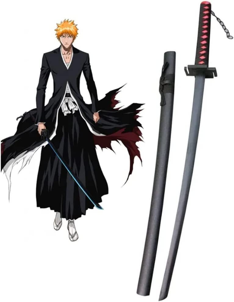 Bleach Ichigo Kurosaki Prop Cosplay Replica Zangetsu Sword