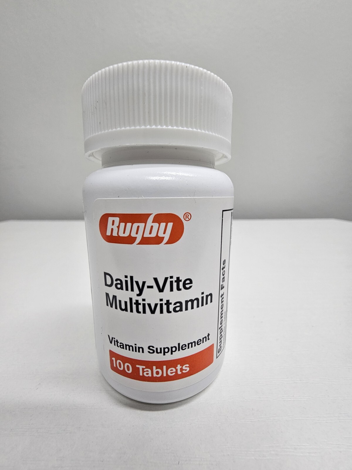 Rugby Daily Vite Multivitamin Vitamin Supplement 100 Tablets Exp 12/22 ...