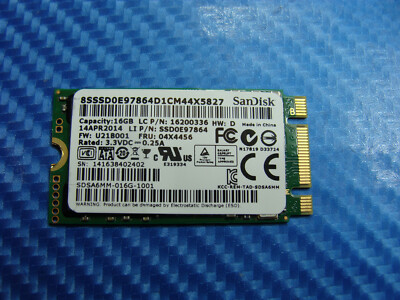 Lenovo ThinkPad T440 14" Genuine 16GB SSD Solid State Drive 04X4456 | eBay