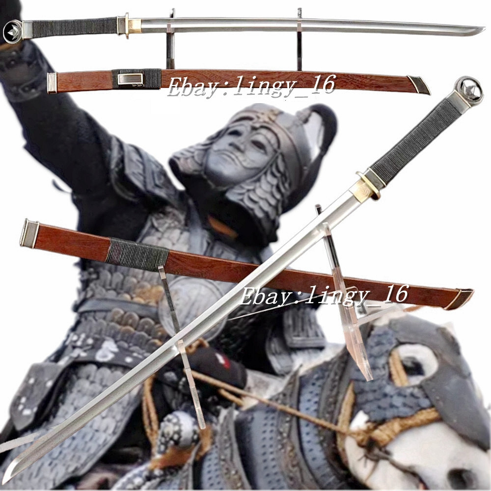 Tang Dynasty Saber Cavalry Knife Damascus Steel Sharp Chinese Dao Sword ...