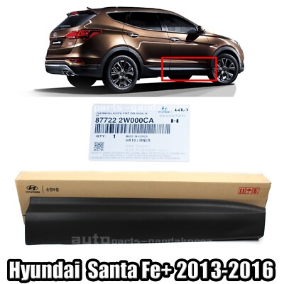 FREE⭐FEDEX Genuine Front Door Lower Molding Garnish Right For Santa Fe+ ...