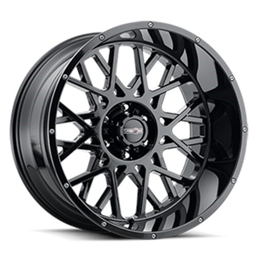 1 New 18x9 Vision 412 Rocker Gloss Black 6x135 ET12 Wheel Rim | eBay
