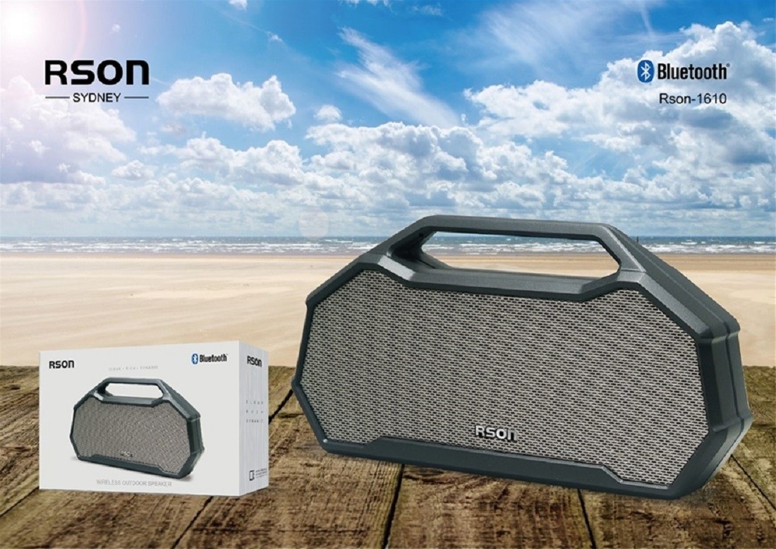 Rson Outdoor Wireless Bluetooth Speaker V4.1 Gunmetal 1610 RRP $289.95 ...