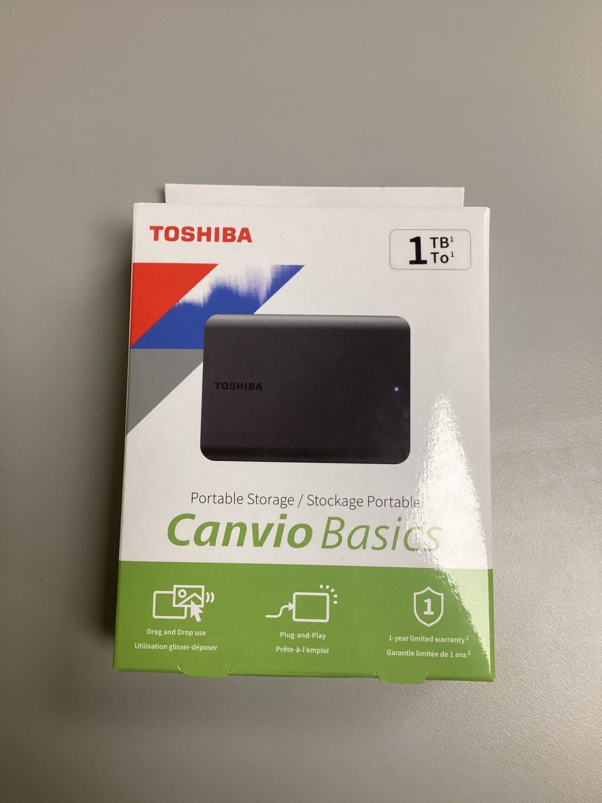 Toshiba Canvio Ready 1TB HDD, USB 3.1, 2.5" Portable External Hard Drive - Black 723844000851 | eBay