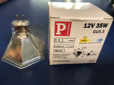 Paulmann HEXAGON SECHSECKIG !!! Halogen 12V 35W GU5,3 FMW m.Scheibe ...