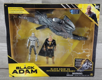 BLACK ADAM VS INTERGANG MERCENARY with Exclusive Vehicle The Rock ...