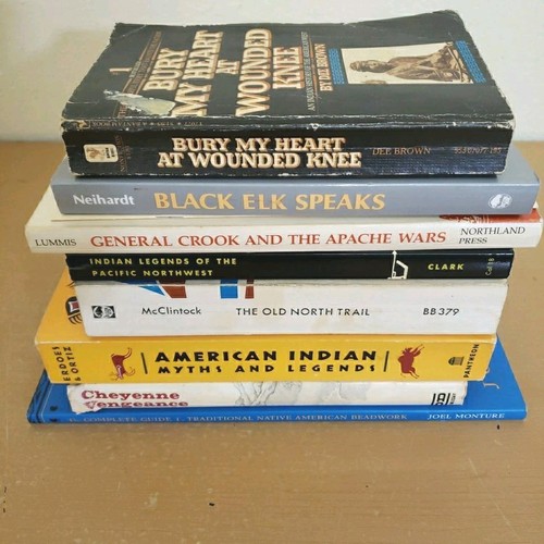 Native American Lot Of 8 Paperback Books Cheyenne Apache Blackfeet ...