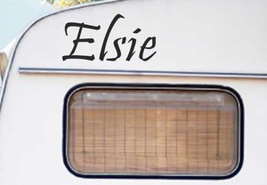CARAVAN NAME STICKER | PERSONALISED | Caravan-Motorhome | FREE POST ...